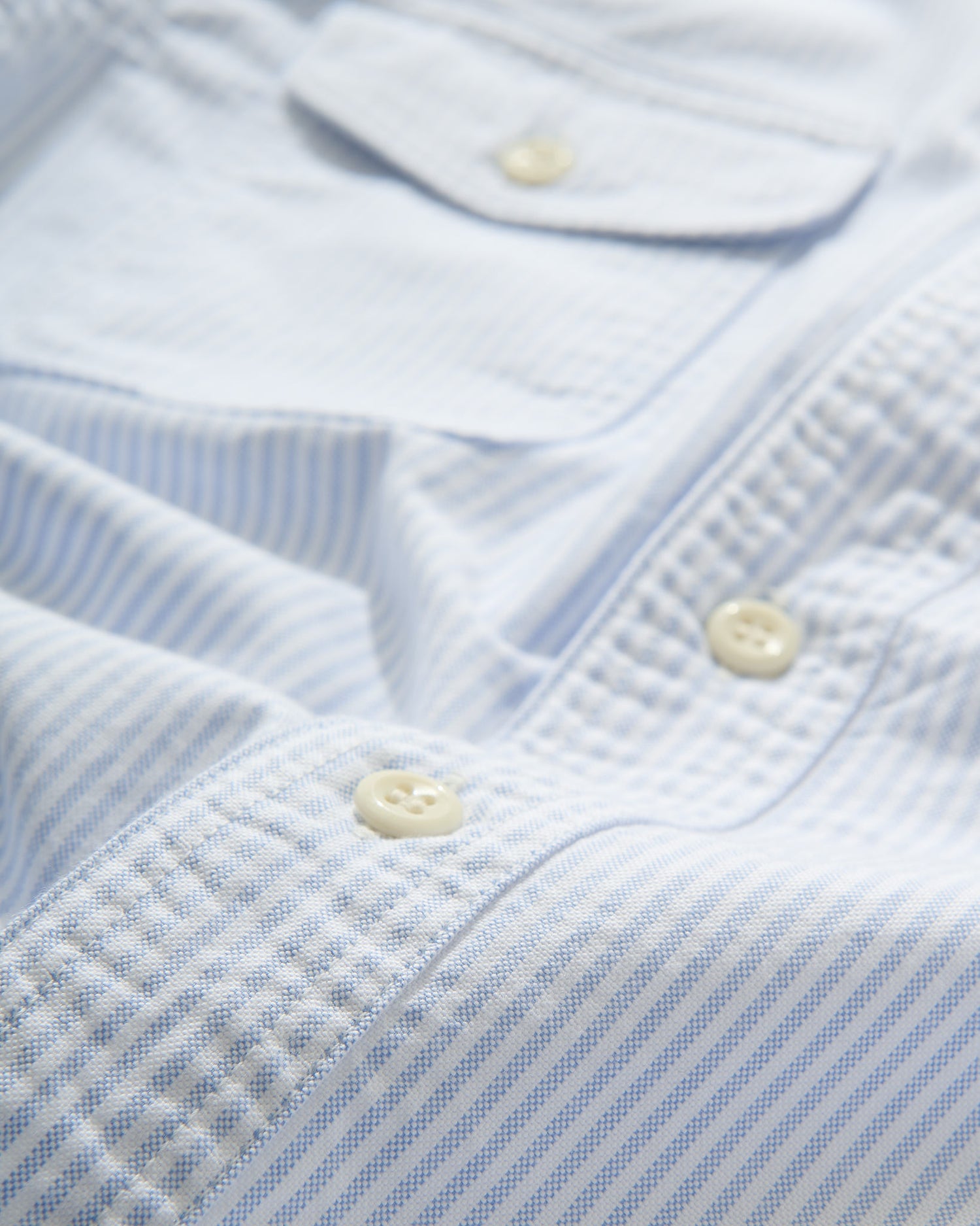 "R" Shirt in Classic Stripe Oxford – Rubato